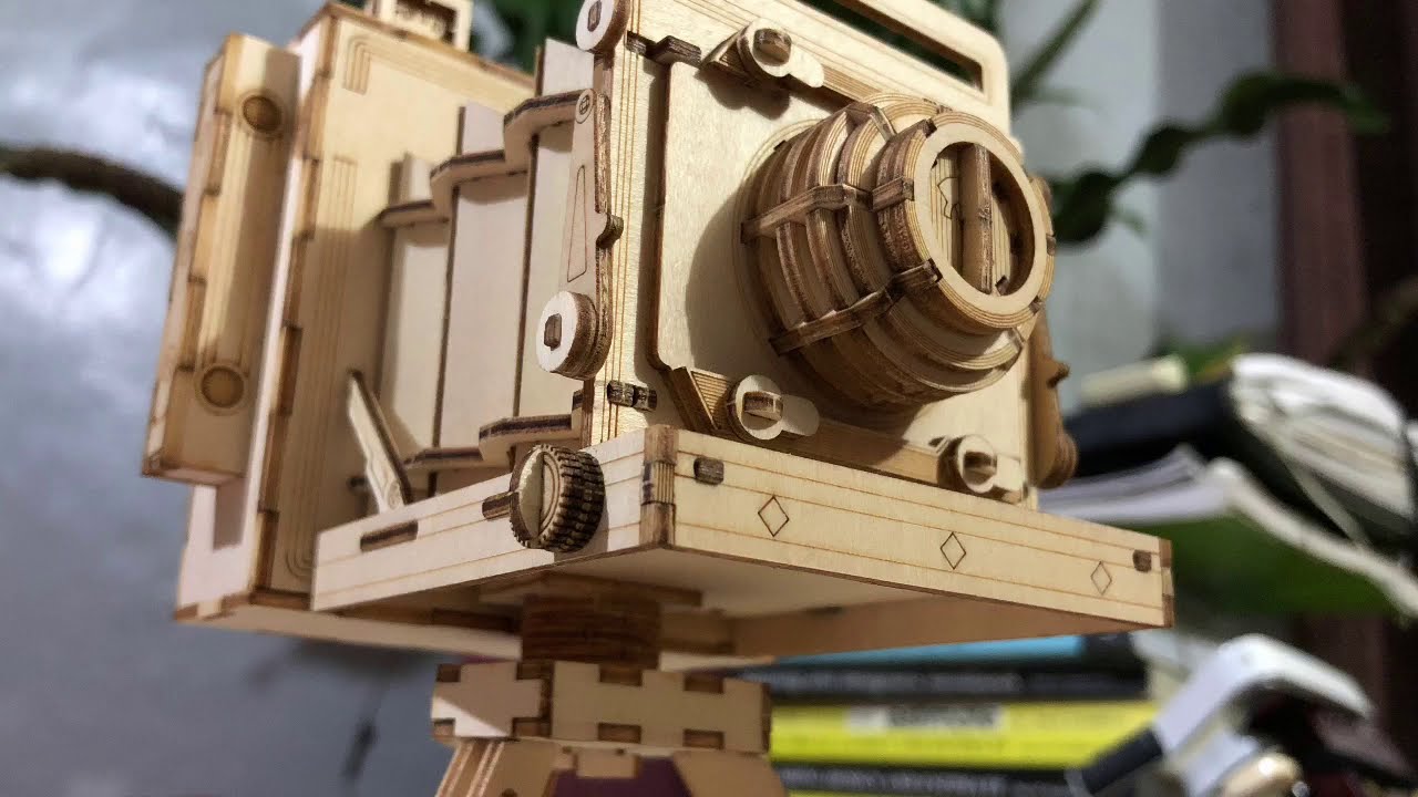 Vintage Camera Wooden Puzzle - YouTube