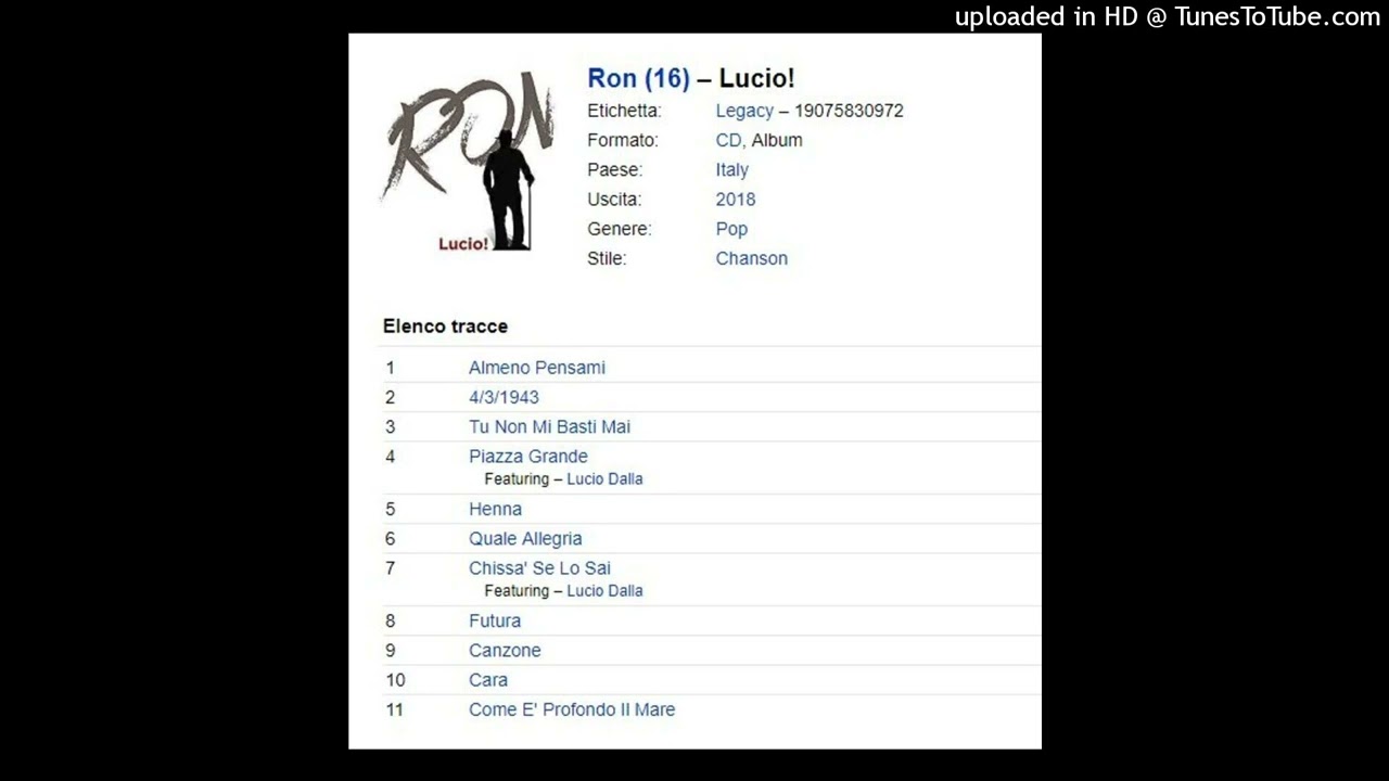 Ron - Cara - YouTube