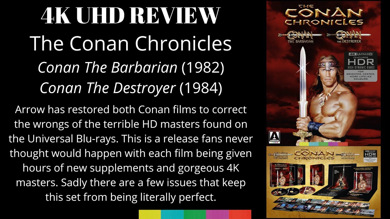 The Conan Chronicles Arrow Video 4K UHD set Review - YouTube