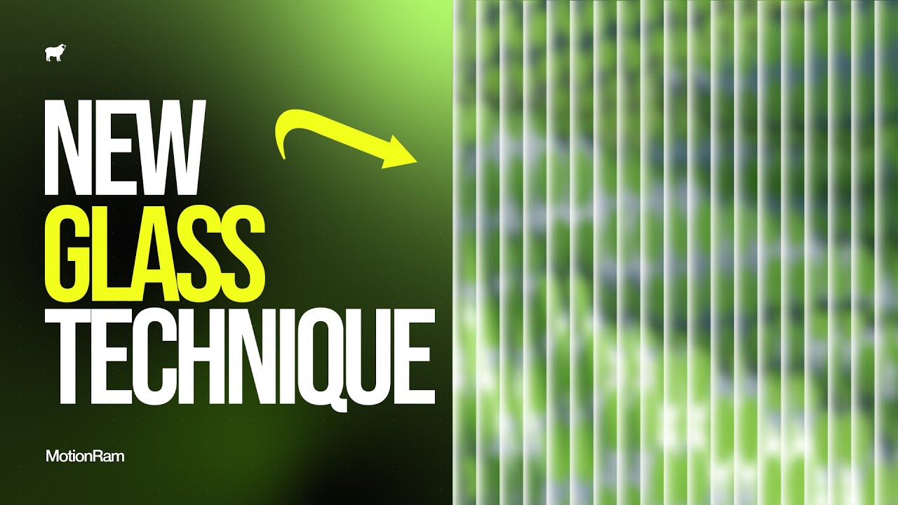 New Way of Creating Glass Blinds MUST Know in After Effects - YouTube