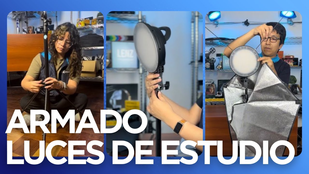 Armado del Kit de Luz LED Weifeng - Lenz Photo Store - YouTube