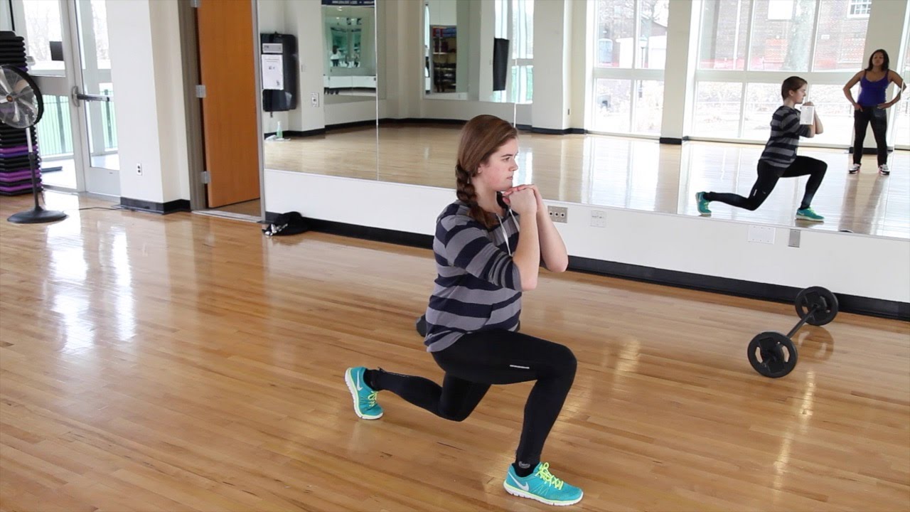 Fitness Tips: Bodyweight Lunge - YouTube