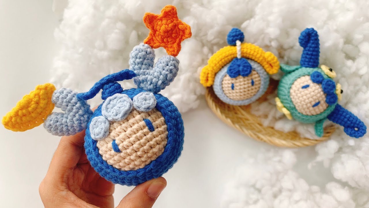 Crochet Libra Zodiac Keychain - Móc khoá cung thiên bình. #MoclenTivi # ...