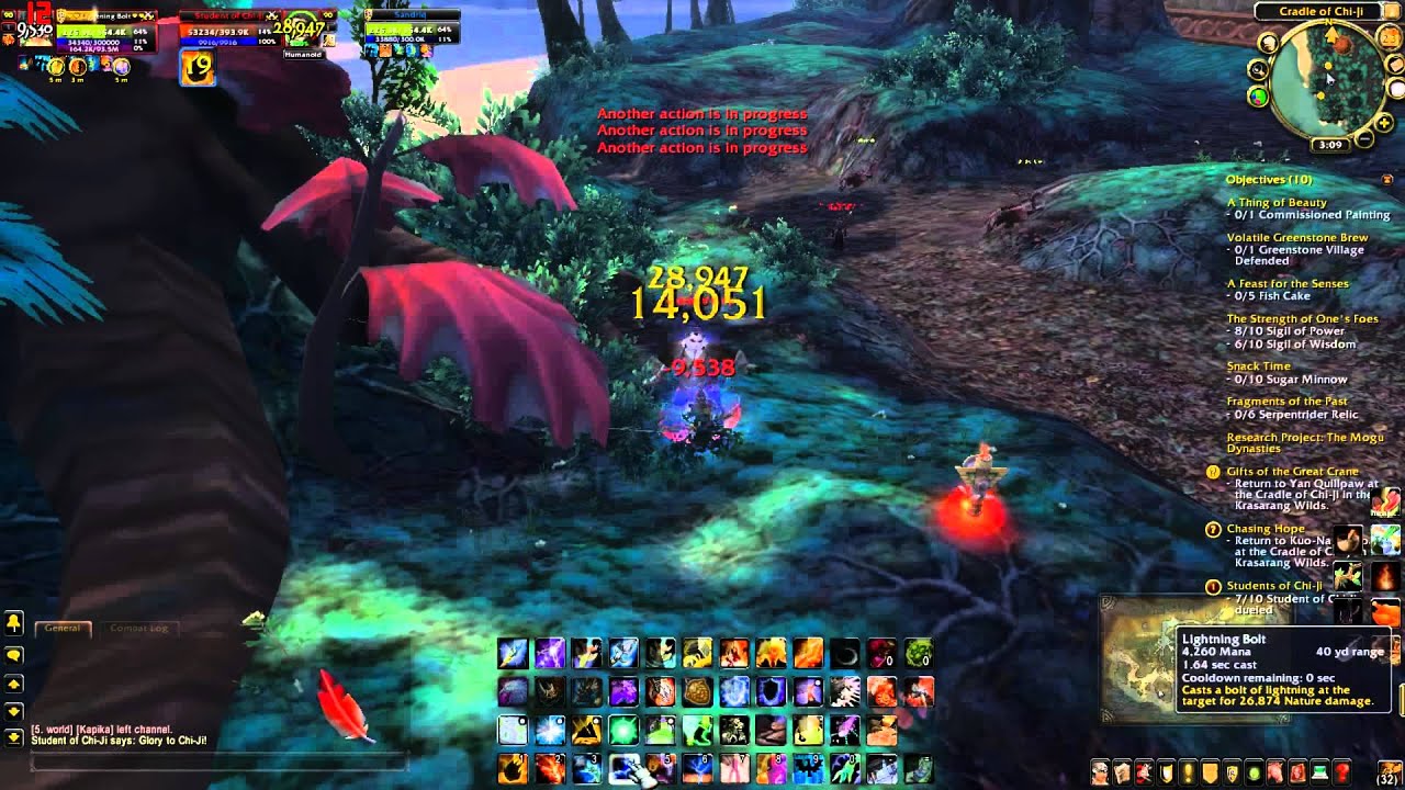 The August Celestials daily quests reputation - YouTube