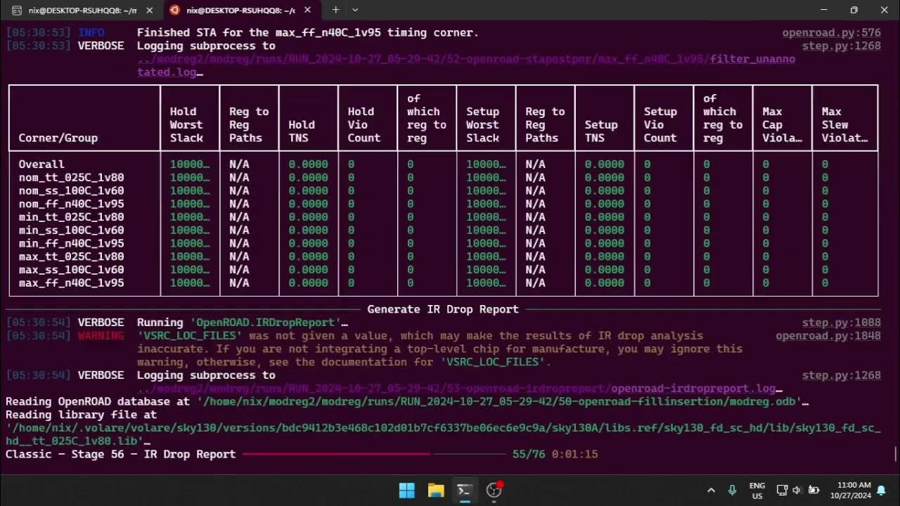 RTL to GDSii layout generation using Openlane tool - YouTube