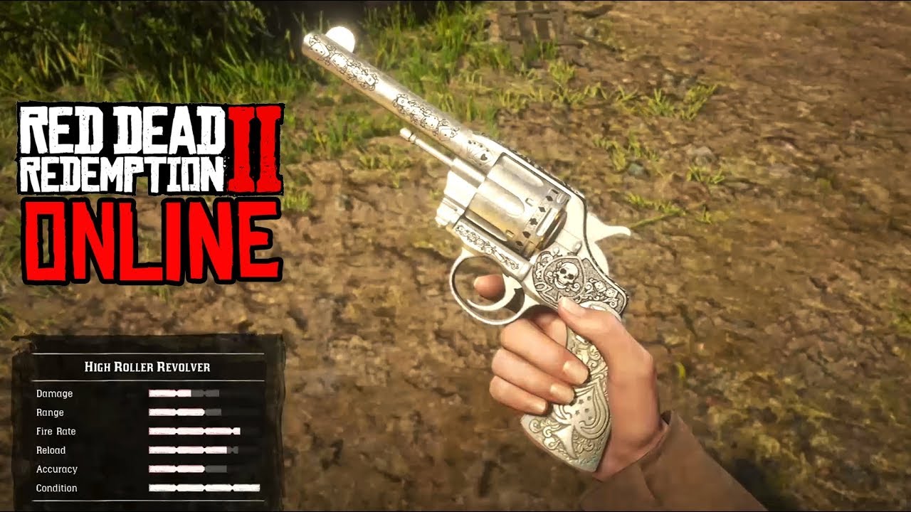 Red Dead Online Beta : ปืนพก ฟรี!!! โหมดออนไลน์ High Roller Revolver ...
