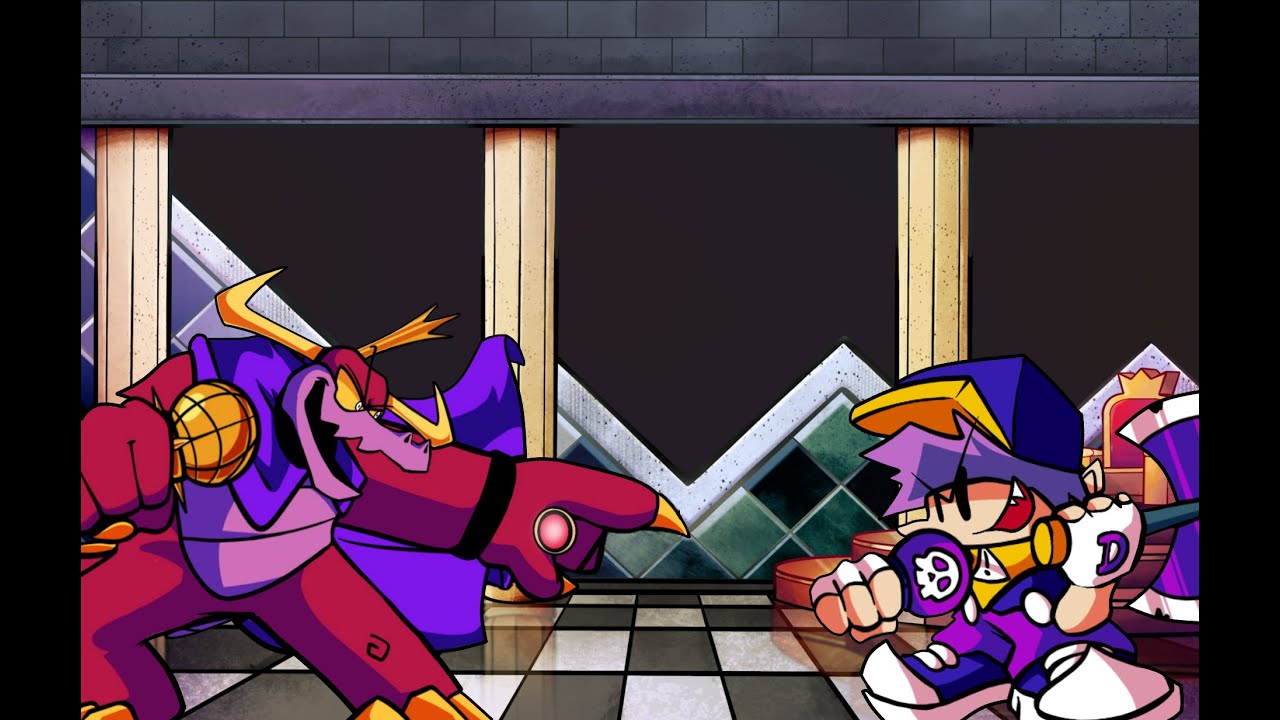 Friday night funkin vs Bowser D-side Shell Shocker Remix - YouTube