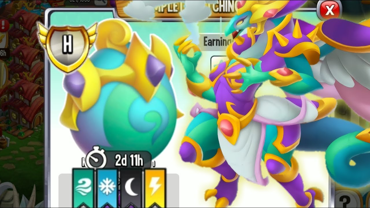 Hatching NEW HEROIC DRAGON MAY 2021 ! High Typhoon Dragon ! Dragon City ...