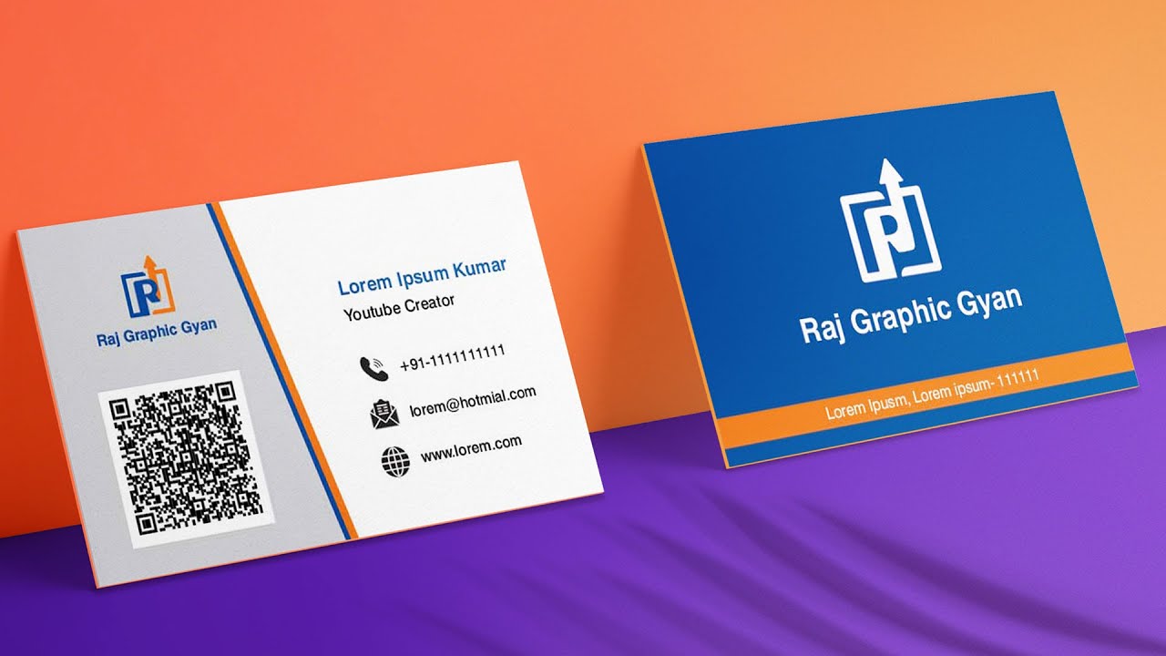 Front and Back Visiting Card Design | Business Card Design Front and ...