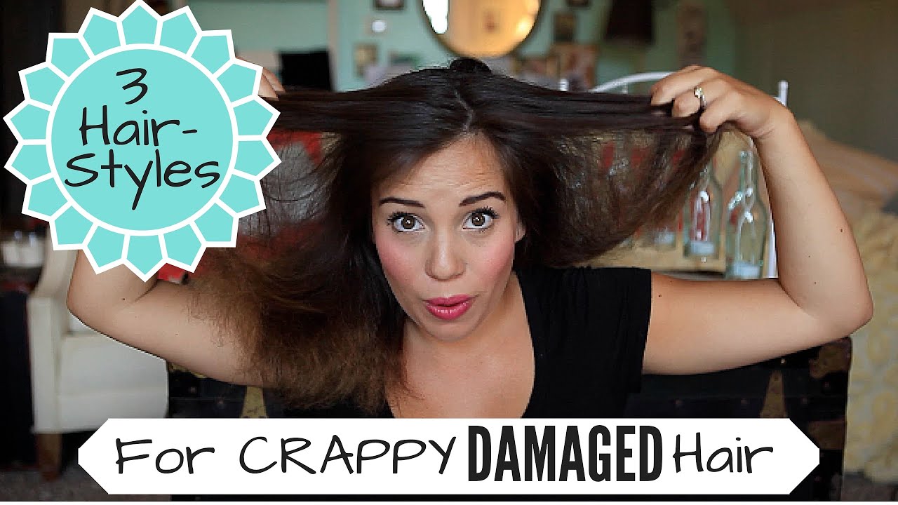 Easy Hairstyles for CRAP Hair - YouTube