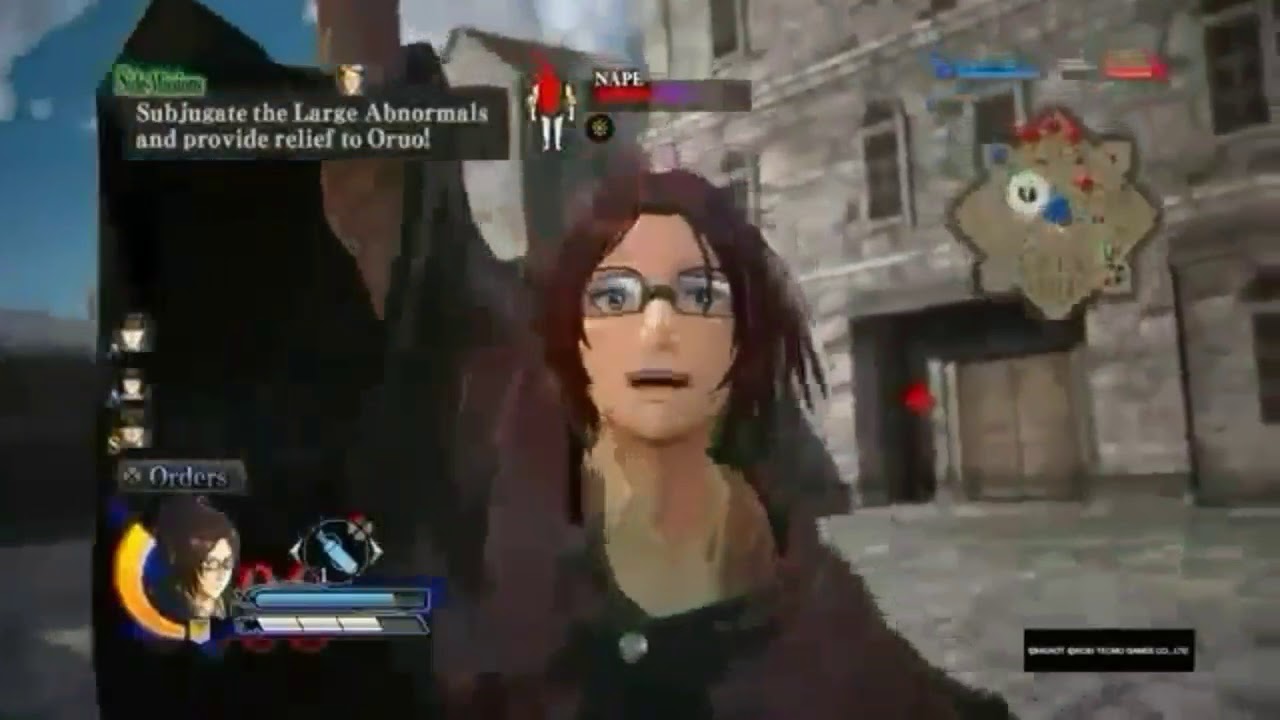 Lieutenant Levi & Section Commander Hange Zoe - YouTube