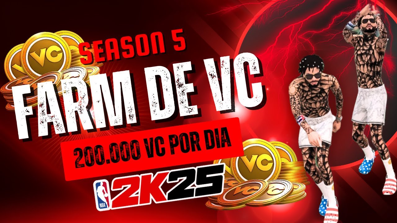 INSANE VC FARM NBA 2K25 IN SEASON 5 - YouTube