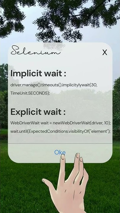selenium - implicit and explicit wait - YouTube