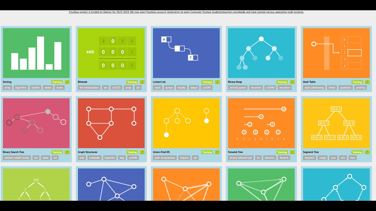 Data Structure And Algorithm Made Easy Visualgo Youtube