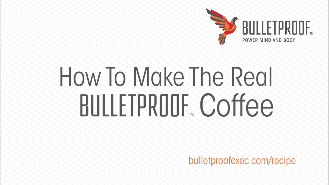 How To Make The Real Bulletproof® Coffee - YouTube