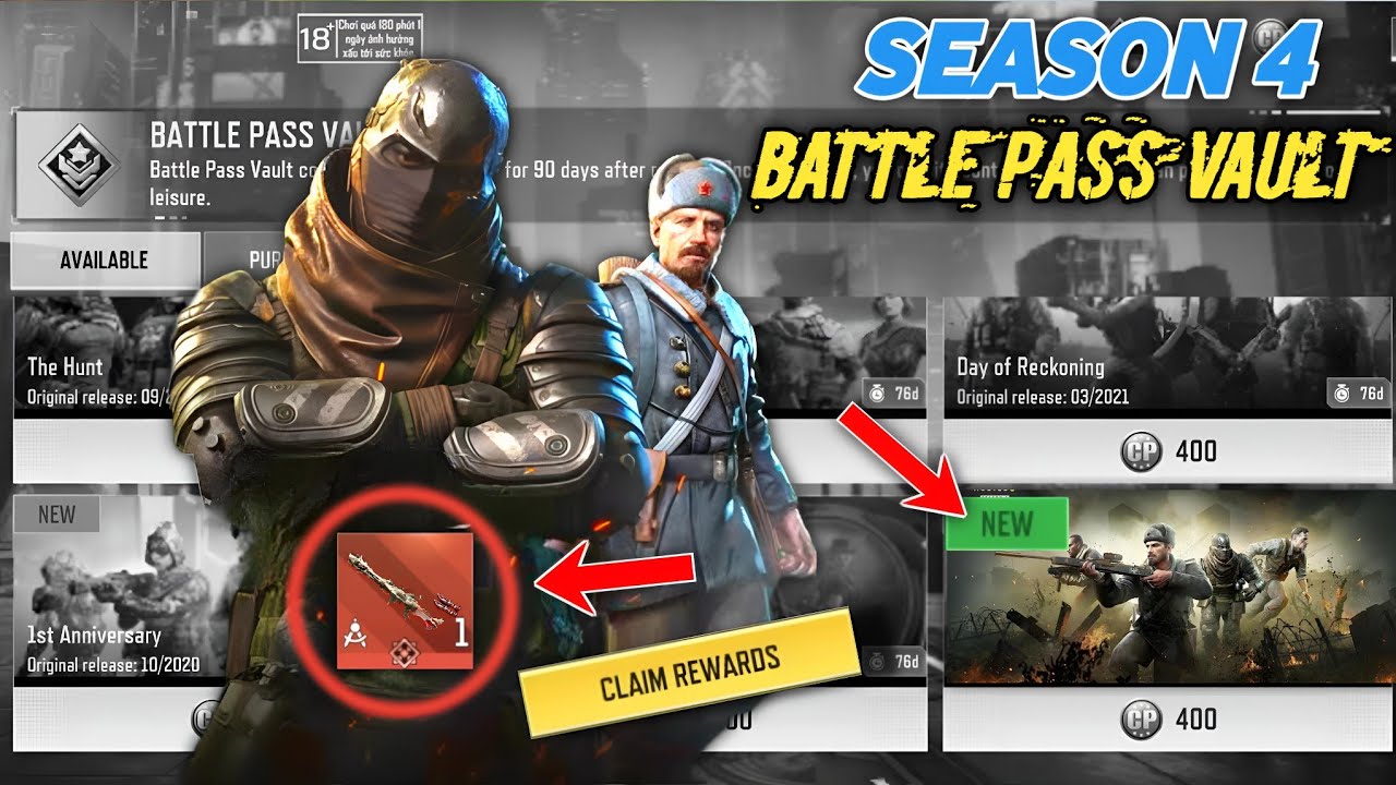 Codm Season 4 Vault Battle pass Leaks 2024 | Season 4 World War 2 | New ...