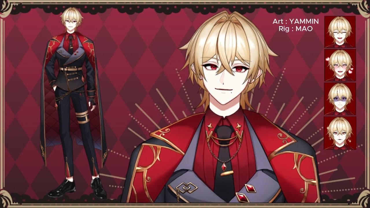 【Live2D Showcase】 - Red vampire 【VTuber】/ 판매 모델(sales model) - YouTube