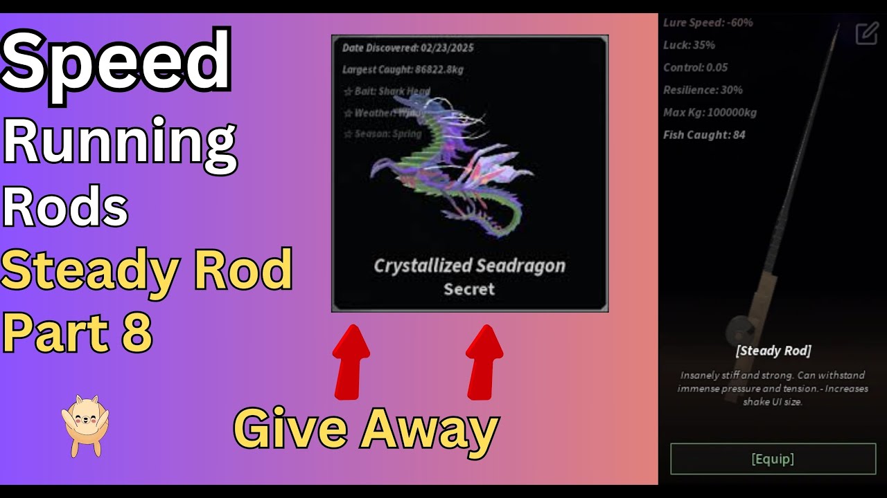 Speed Running Rods Part 8 Steady Rod - YouTube