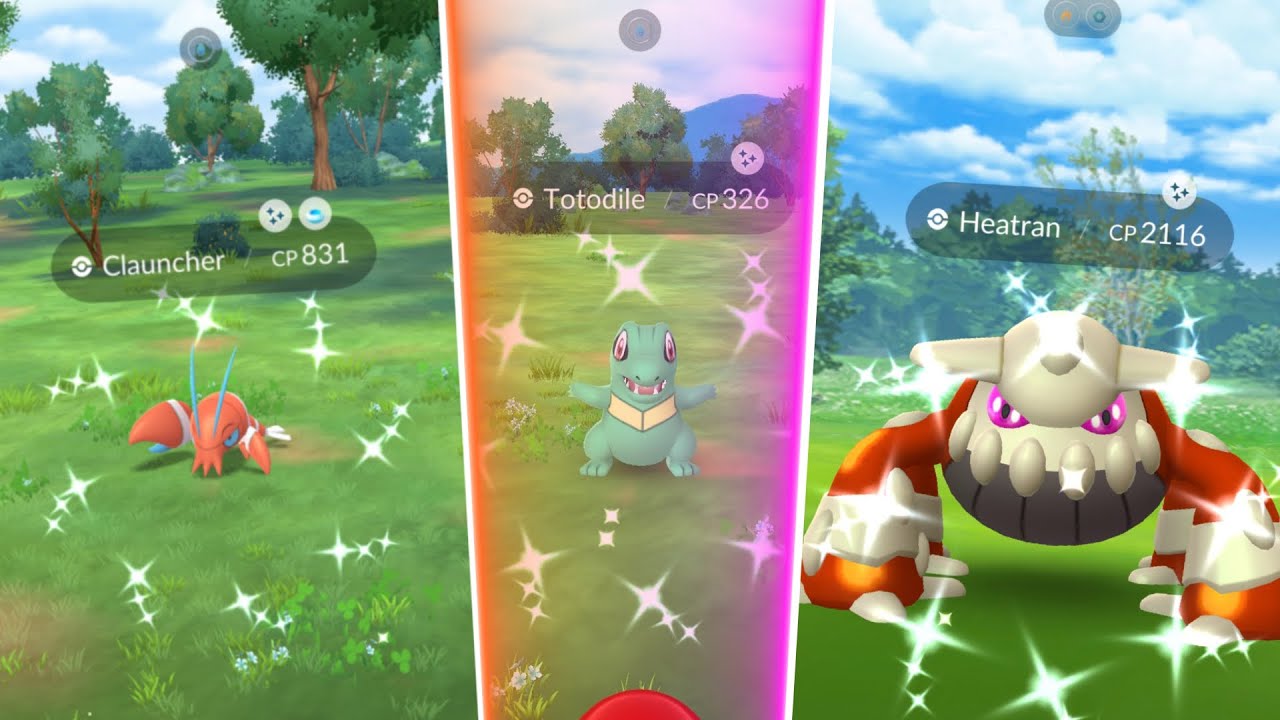 SHINY TOTODILE COMMUNITY DAY IS NOW LIVE! Shiny BOOSTED Clauncher ...