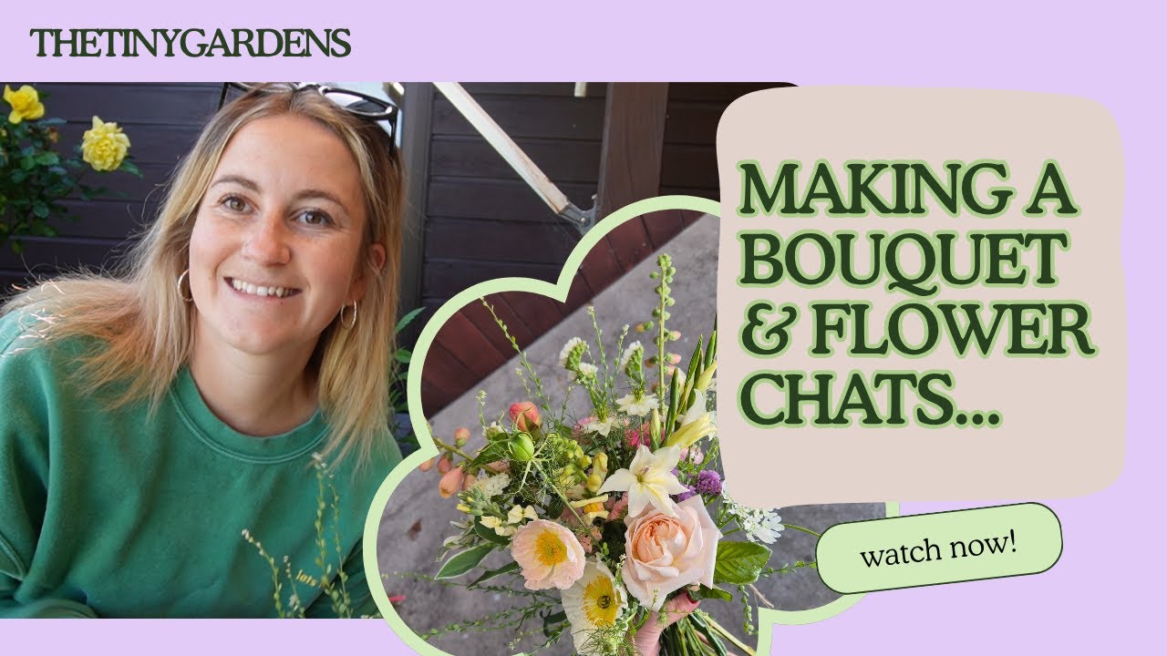 Making a Flower Bouquet & Real Talk - YouTube