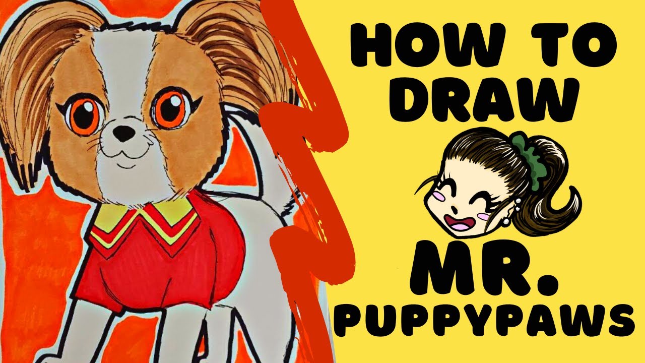 HOW TO DRAW - Mr. Puppypaws (Disney's Superkitties) - YouTube