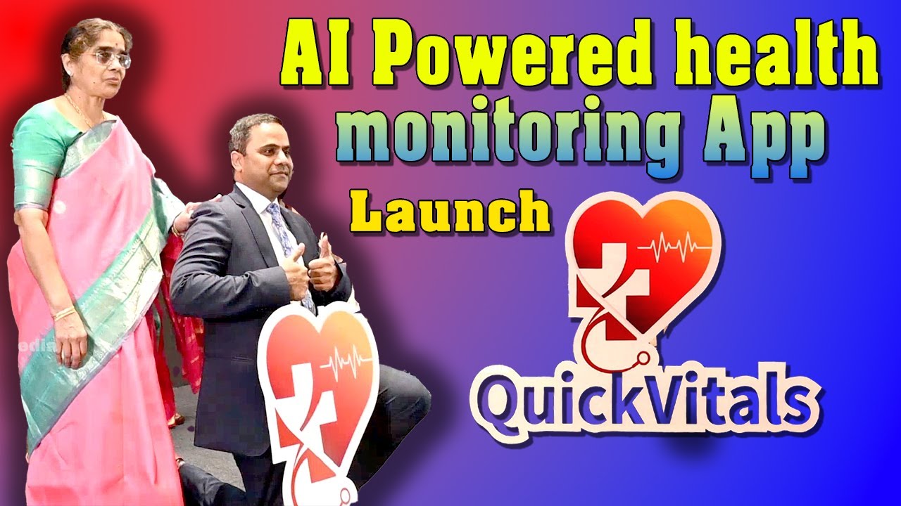 AI Powered health monitoring App, Quick Vitals App Launch Event, G16 Media - YouTube