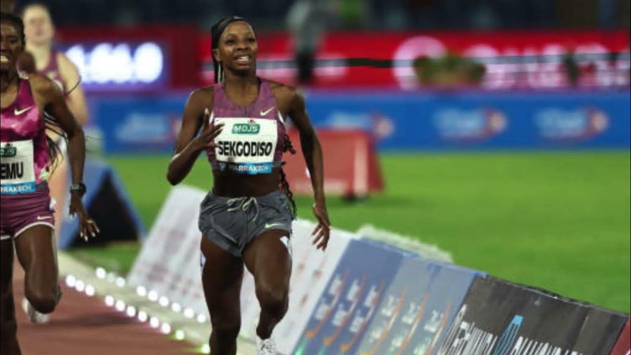 Prudence Sekgodiso Wins the 800M in Marrakesh. - YouTube