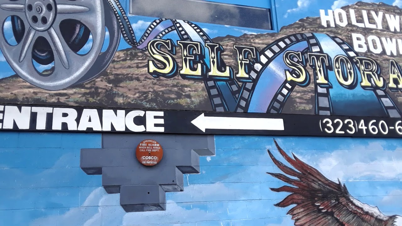 Hollywood Bowl Self Storage Murals - YouTube