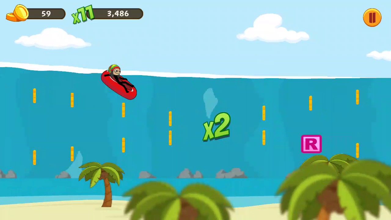 Stick Surfer - гра на телефоне - YouTube