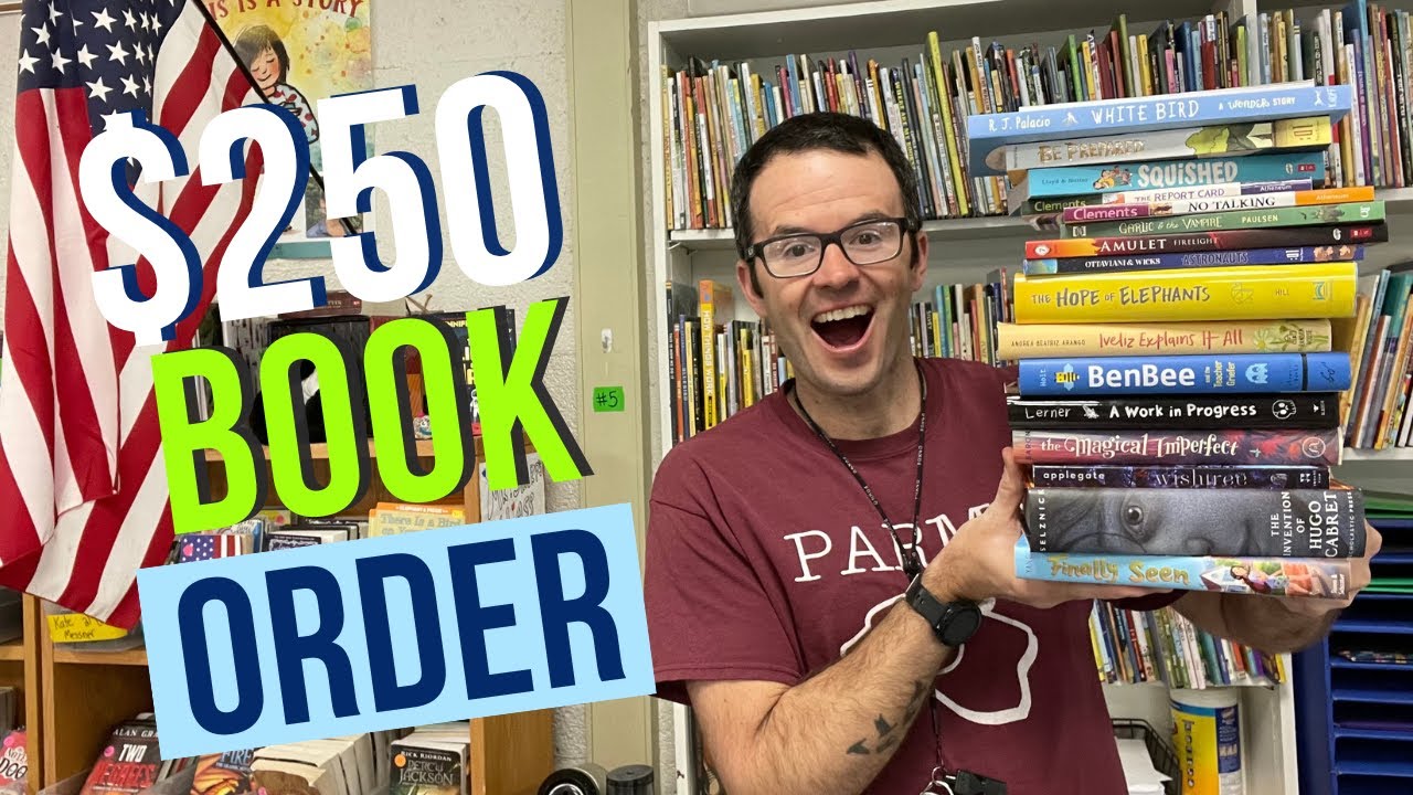 My $250 Bookelicious Classroom Library Book Order - YouTube