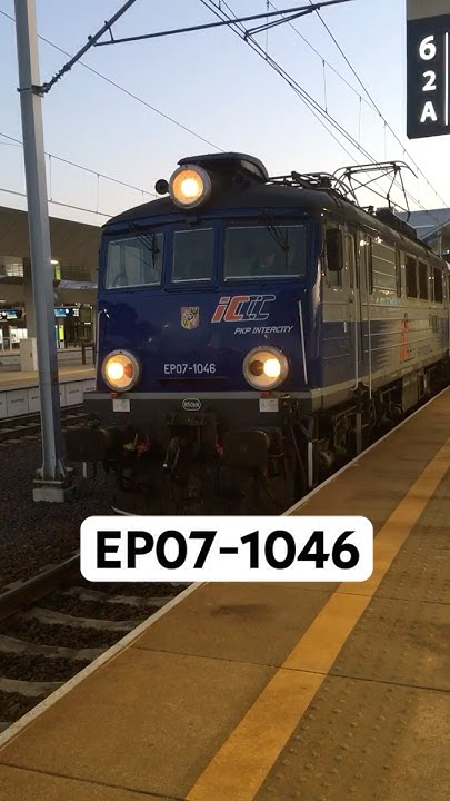 EP07-1046 Na stacji Warszawa Zachodnia z IC ,,Witos’’ 2025 - YouTube