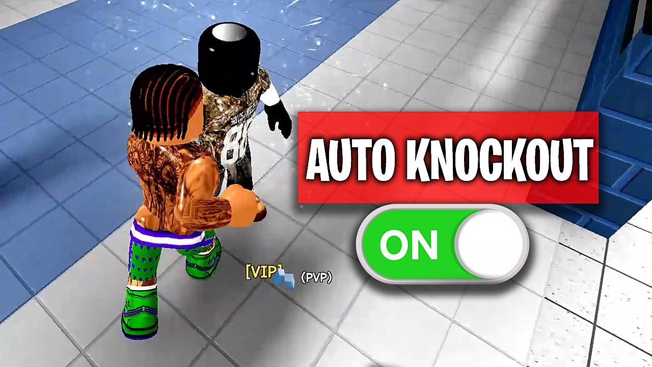 I Equipped AUTO KNOCKOUT In Roblox Fight In A School - YouTube