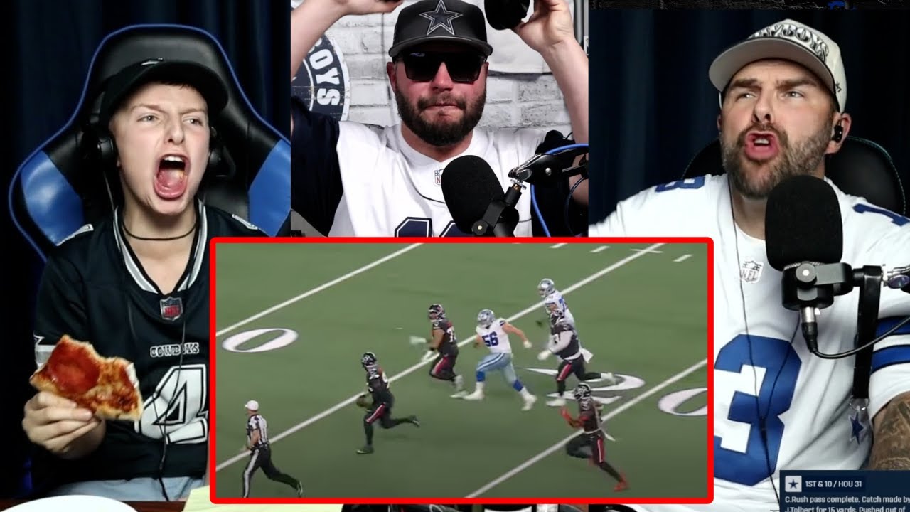 Cowboys Fans React To PITIFUL Loss To The Houston Texans - YouTube