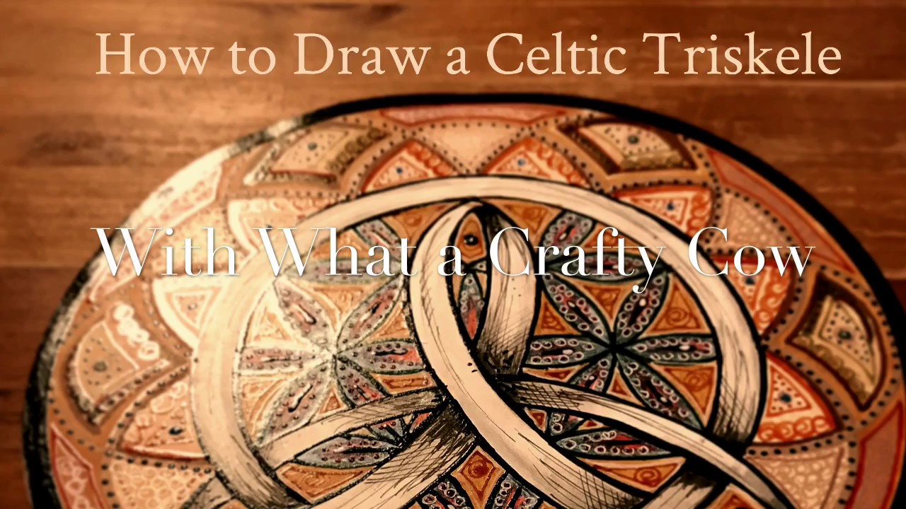 How To Draw A Celtic Triskele - YouTube