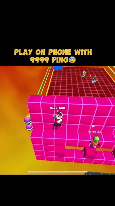 Play on phone with ping 9999😬#stumbleguys - YouTube