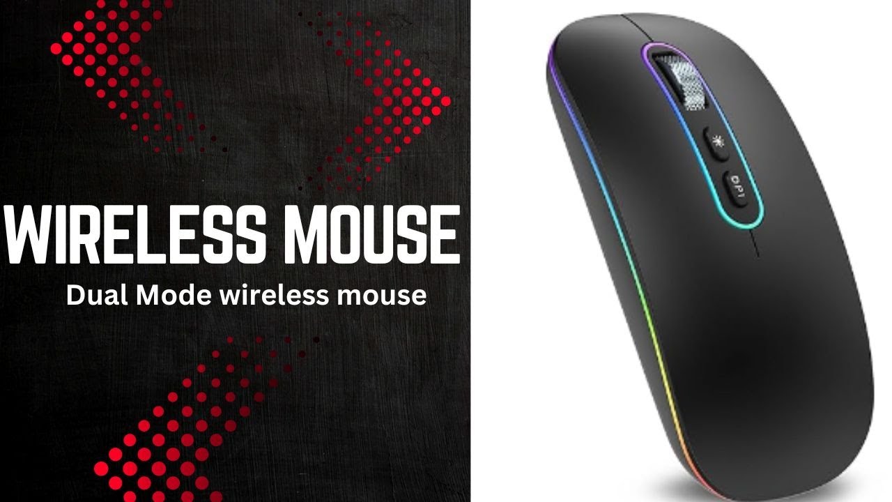Best wireless mouse|| Dual Mode wireless mouse - YouTube