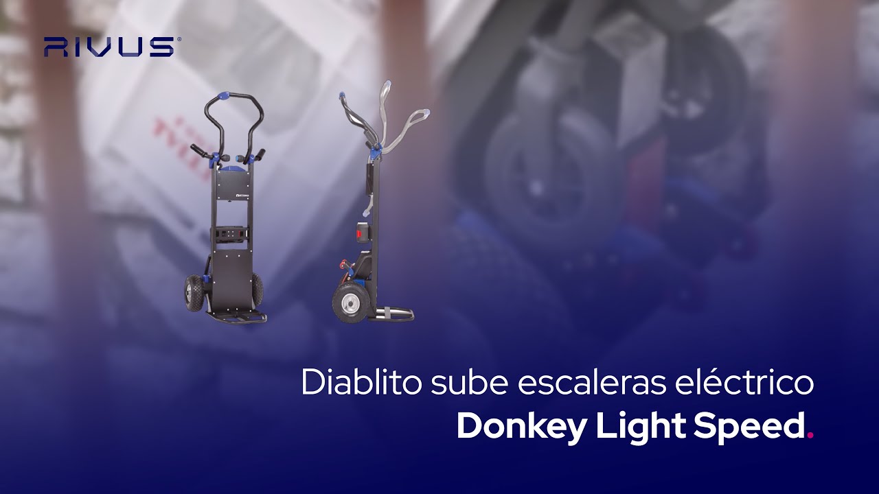 Diablito sube escaleras eléctrico Donkey Light Speed | RIVUS® - YouTube