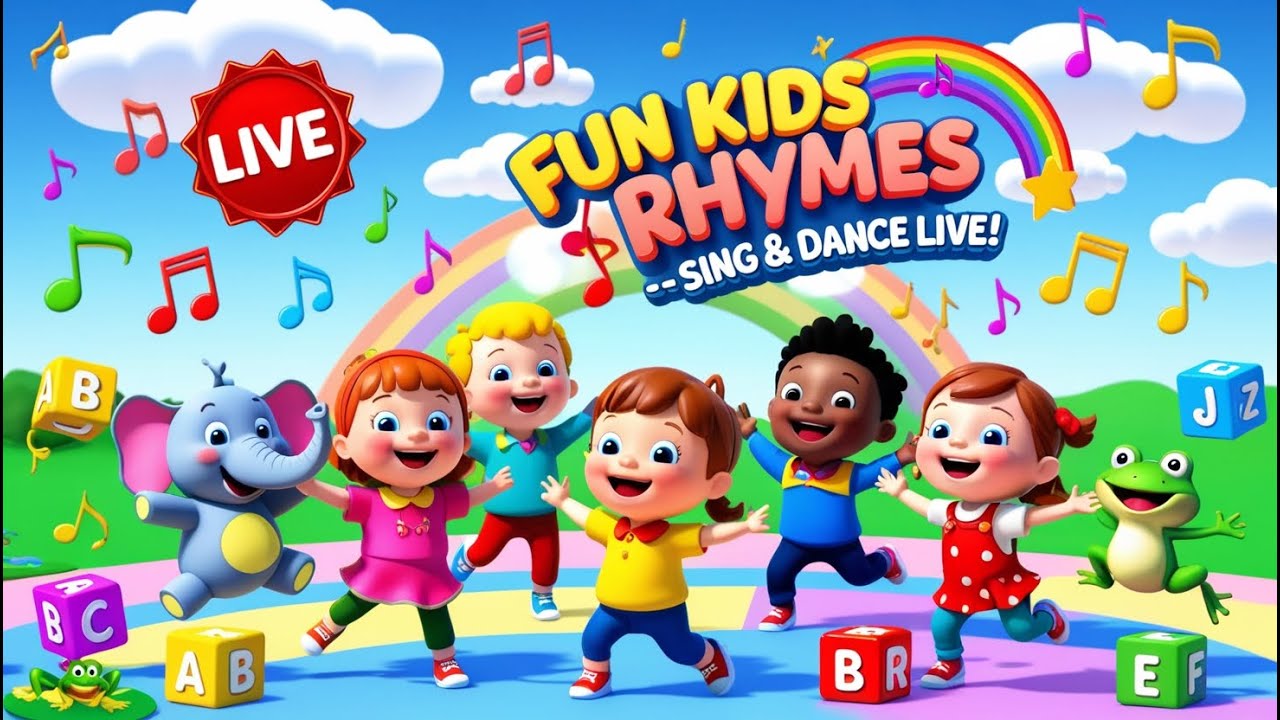 🔴 Super Fun Kids Rhymes Bash! 🎶 Dance, Sing, and Make Memories! | #Kids ...
