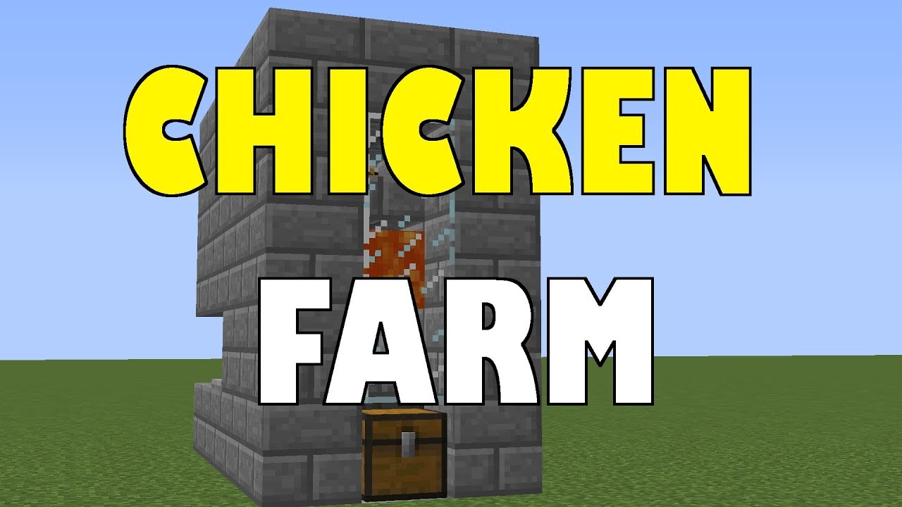 Minecraft - Automatische Hühner Farm - Tutorial 1.12 - YouTube