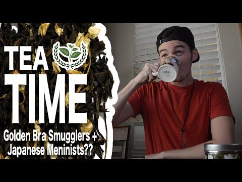 Tea Time: Green Jasmine & Japanese Bra Smuggling??