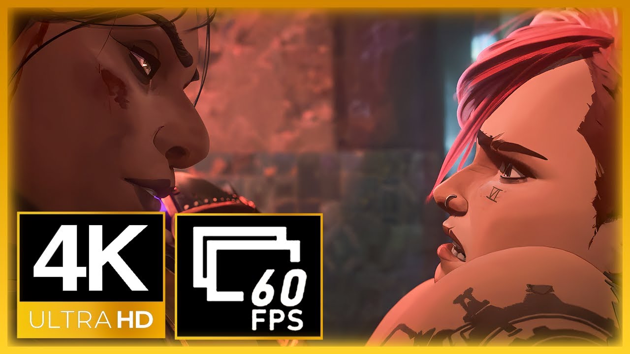 Arcane: Season 1 | Vi Fight Sevika Scene (4K 60FPS) (Remastered) - YouTube