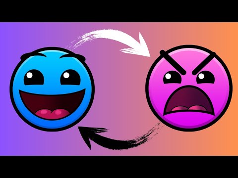 I Went Though EVERY EMOTION in GEOMETRY DASH #geometrydash #gaming ...