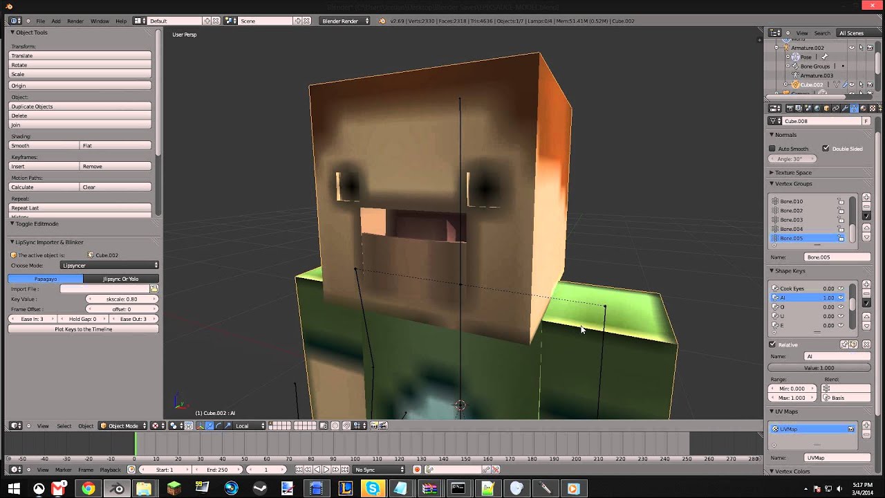Blender - How To Make Your Character Talk Lip Sync In Blender ...