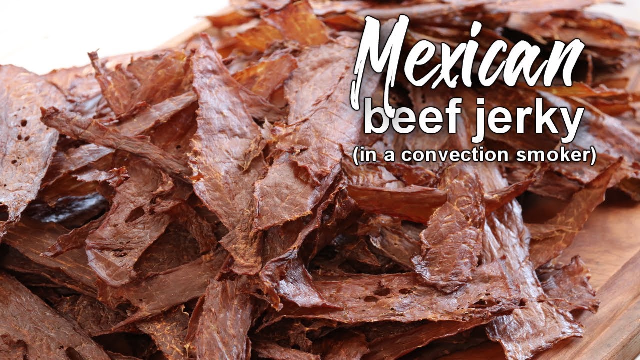 Making Mexican Beef Jerky in a Convection Smoker | Smokin-It - YouTube