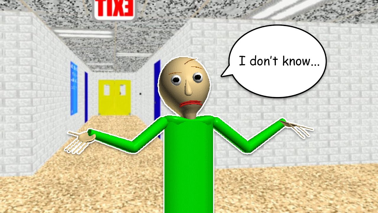 Baldi does not love everything... | Baldi Loves Nothing (Baldi Basic's ...
