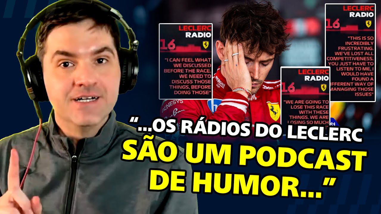 Charles Leclerc na Ferrari e seus rádios: uma história de tragédia e comédia. #f1 #formula1 ...