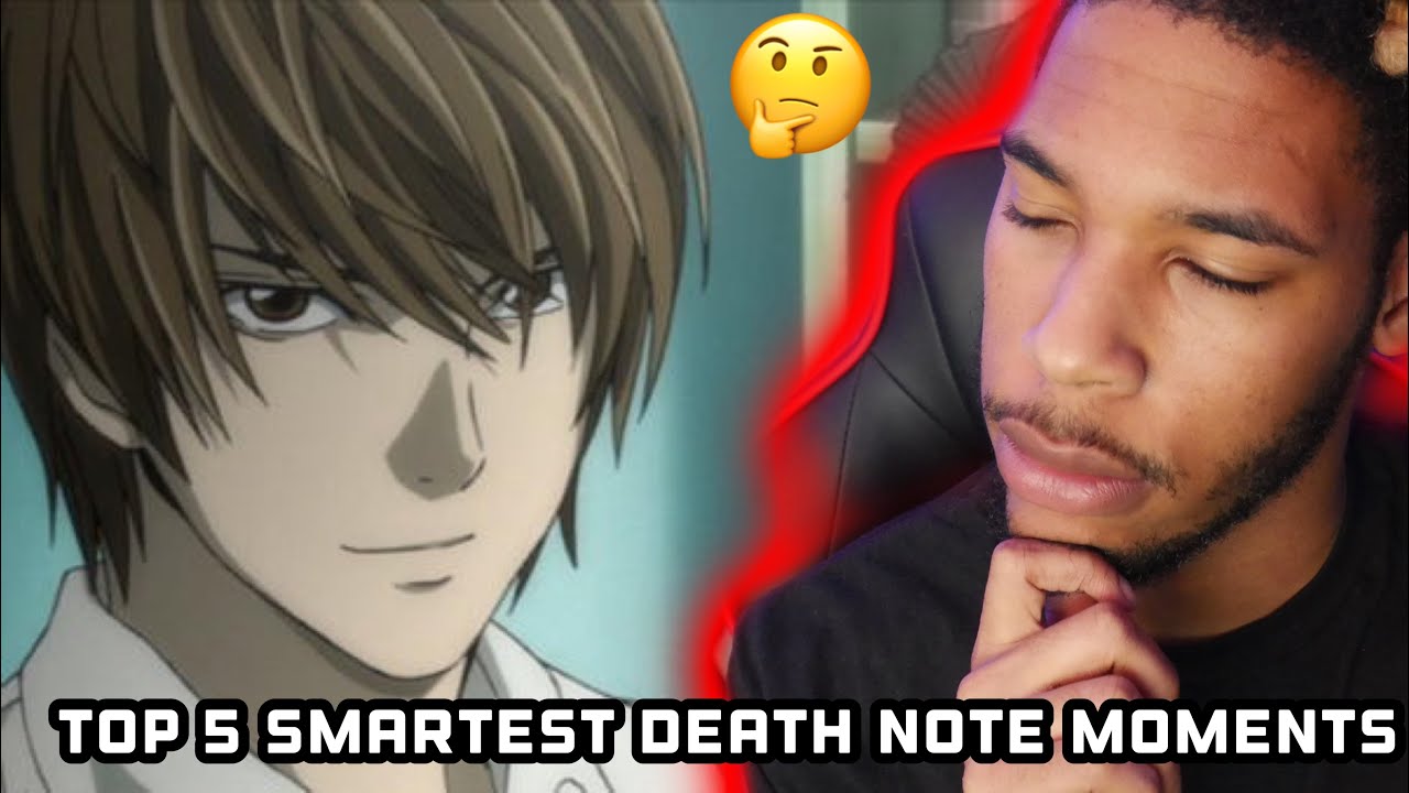 Top 5 Smartest Death Note Moments | REACTION!! - YouTube