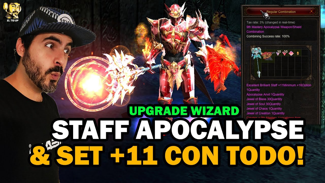 APOCALYPSE STAFF+11 & SET+11 LISTOS PARA EL LIGHTING CON TODO!🔥💯l ...