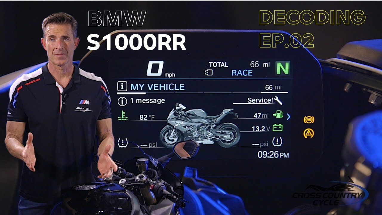 BMW S1000RR DECODING - TFT DASHBOARD (EP. 02) - YouTube