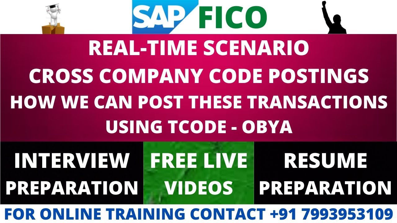 REAL-TIME SCENARIO, CROSS COMPANY CODE POSTINGS HOW WE CAN POST THESE ...